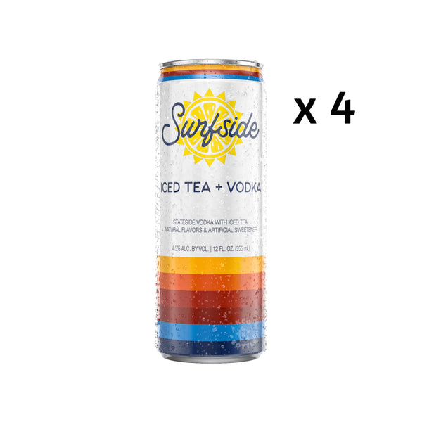 Surfside Iced Tea & Vodka 4pk 355ml – Grand Island Wine & Spirits